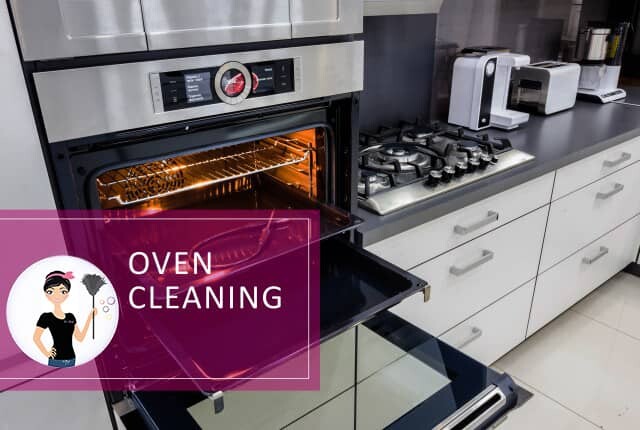 Interior of Oven Cleaning — Woman's Touch Cleaning Services